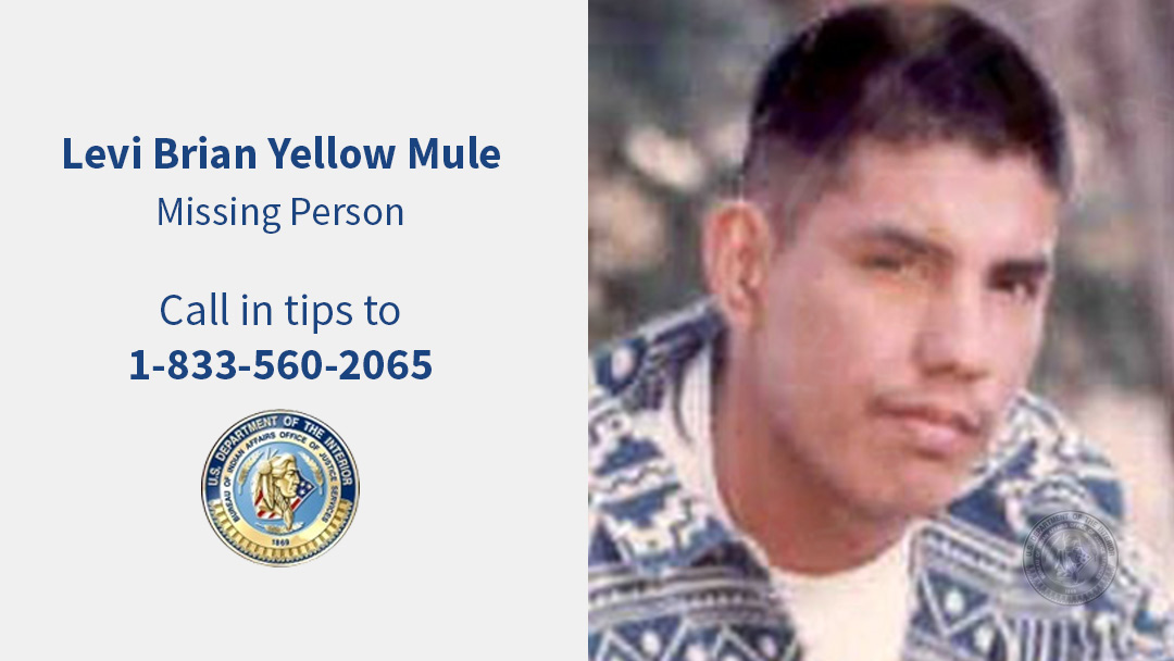 Levi Brian Yellow Mule | Indian Affairs