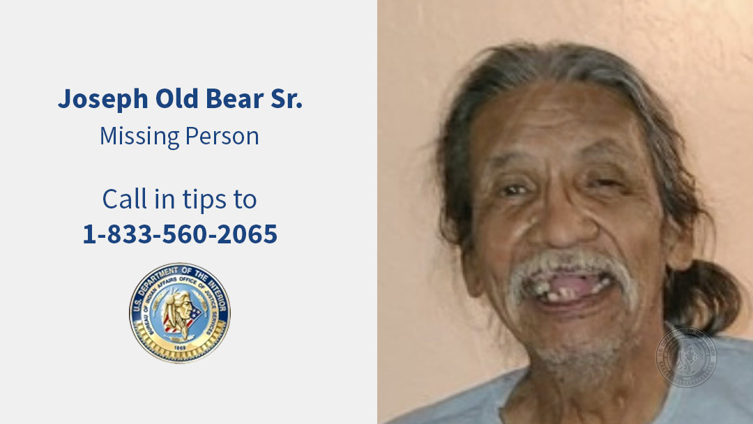 Joseph Old Bear Sr. | Indian Affairs